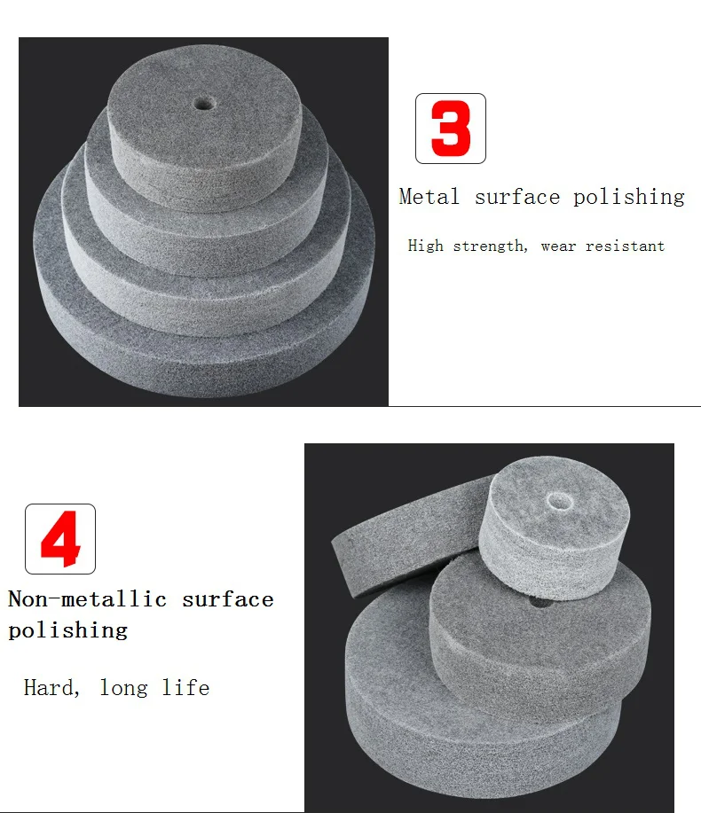 Factory Wholesale Stone Sponge Nylon Deburring Buffing Wheel for ...