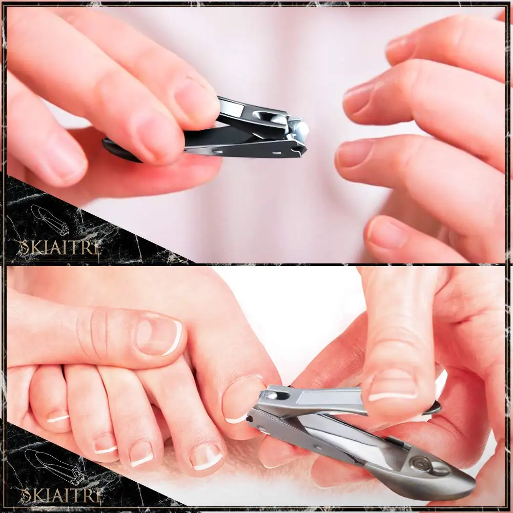 One Big One Small Two Pack Stainless Steel Carbon Steel Nail Cutter ...