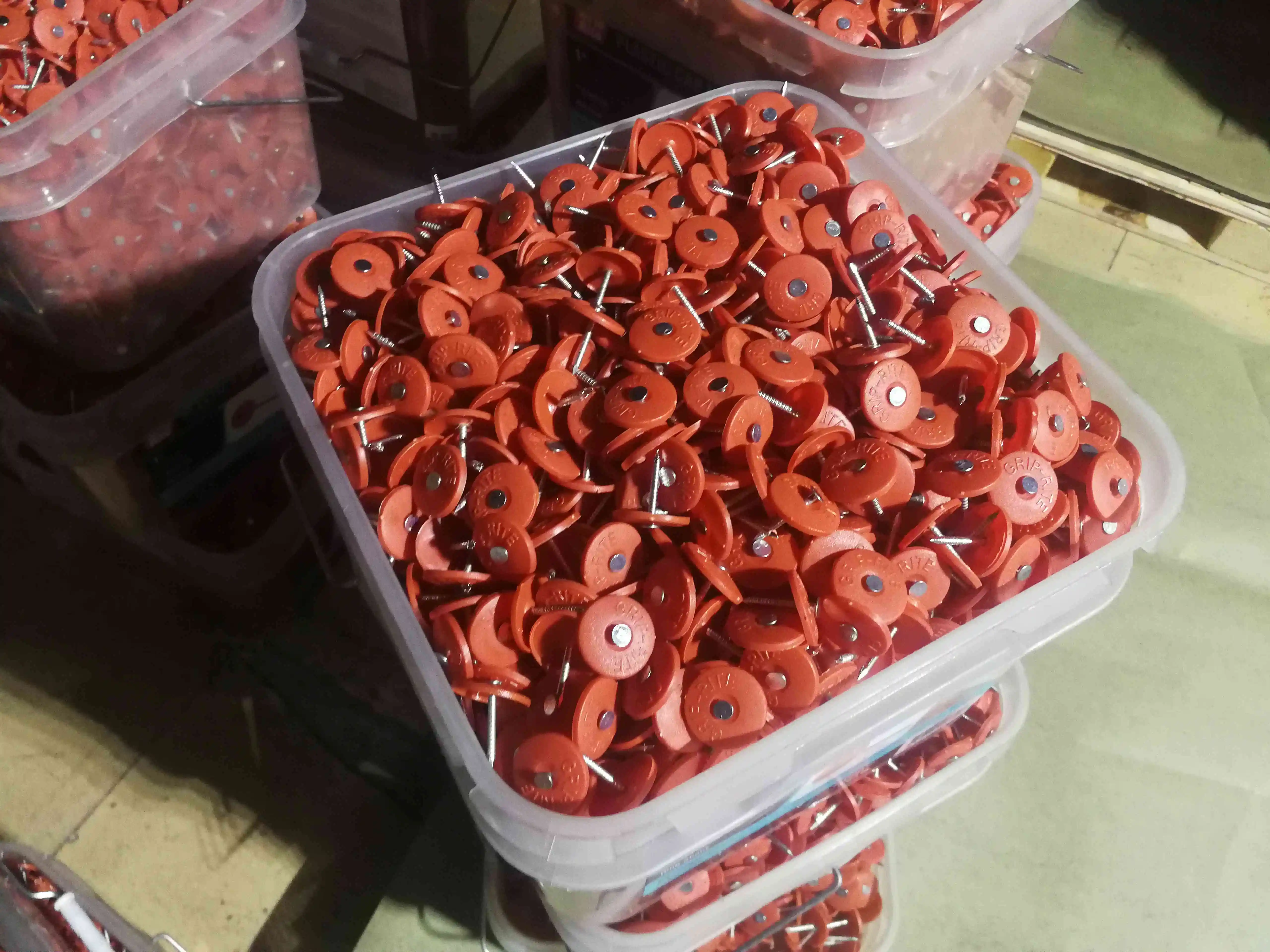 Plastic Cap Nails Plastic Head Nails Plastic Button Roofing Nails With ...