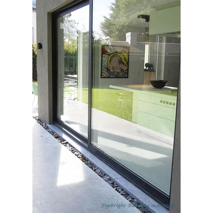 Retractable Panoramic Sliding Metal Door Hanging Aluminium Alloy Glass ...