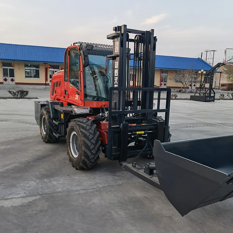 Rough Terrain Off-road Forklift Maximal Rough Terrain Forklift 3.5 Ton 4wd For Sale - Buy Rough ...