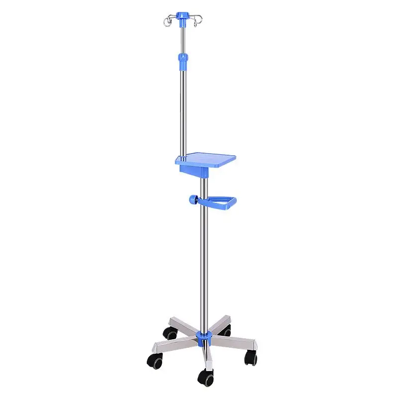 Infusion Stand Mobile Drip Stand Stainless Steel Hanging Bottle Stand ...