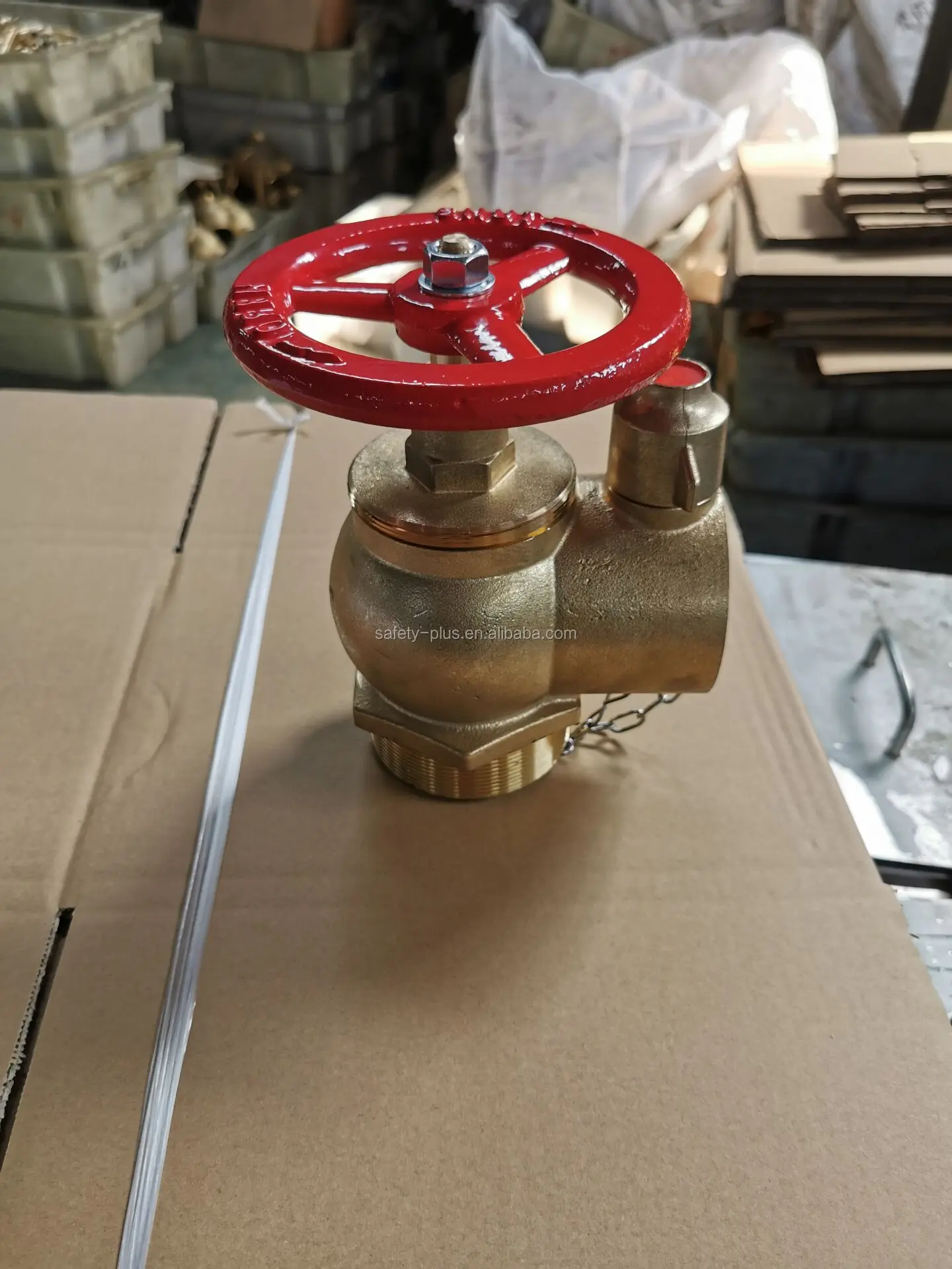 Flange Type 2.5'' Fire Hydrant Brass Landing Valve - Safety Plus