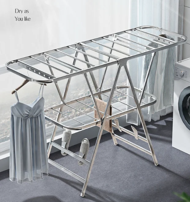 Extra Large Clothes Drying Rack - Foldable & Multifunctional