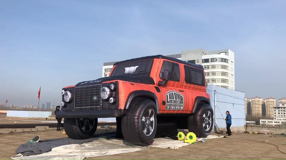 Giant Outdoor Advertising Inflatable Tractor Jeep Car - Buy Inflatable ...