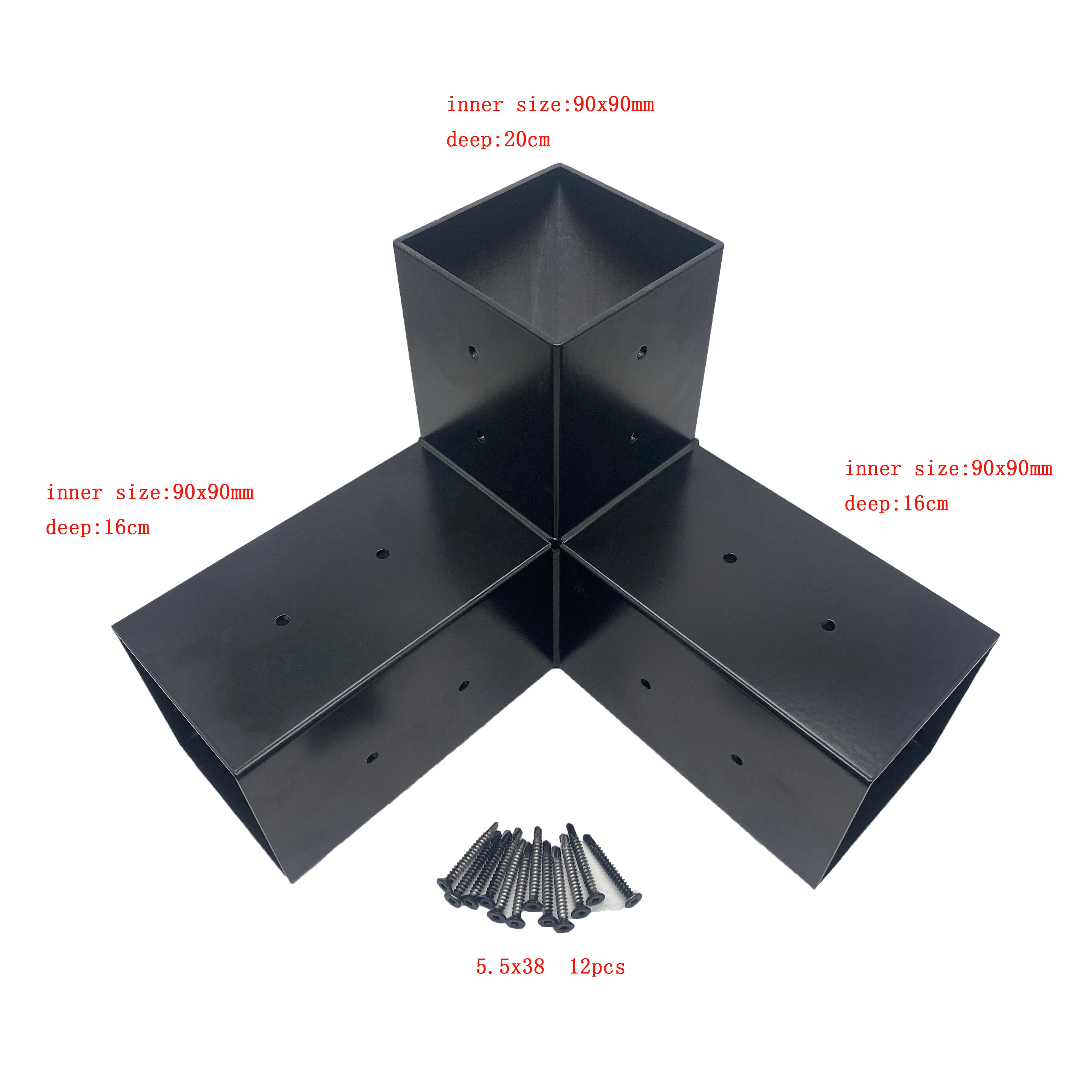 Aluminum Frame Pergola Garden Metal Arbor Corner Bracket for Outdoor ...