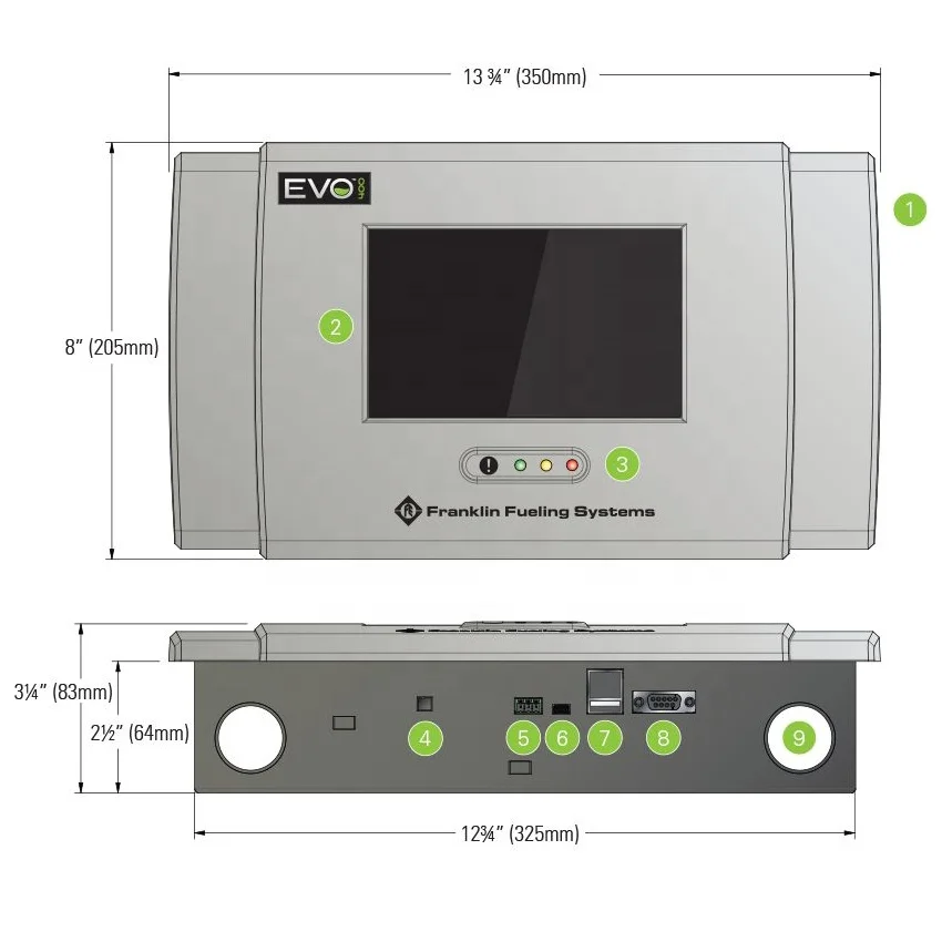Franklin EVO200/400 Fuel Tank Level Meters - Remote Monitoring