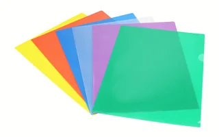 Wholesale Customized PP Plastic A4 Transparent L Shape File Folder for ...