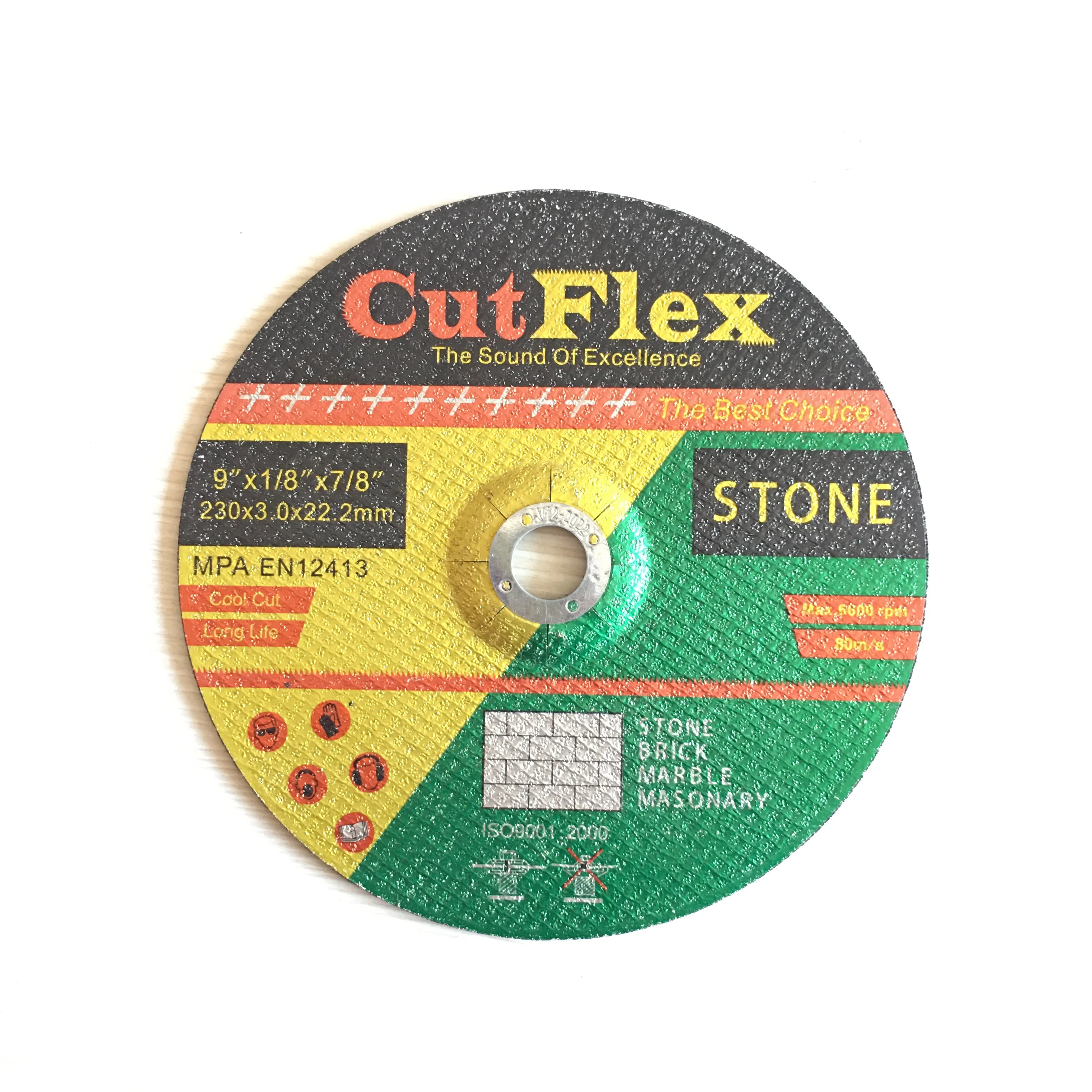Cutflex Brand 9" Cut off Wheel for High Efficiency Stone Cutting