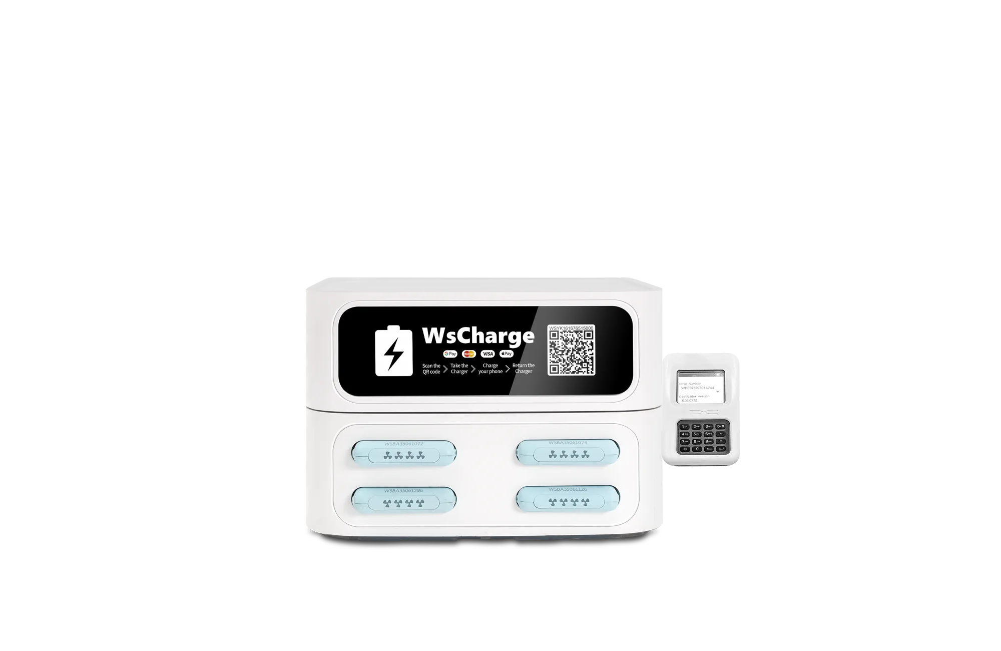 Share Power Bank Charging Vending Machine - Rent & Charge