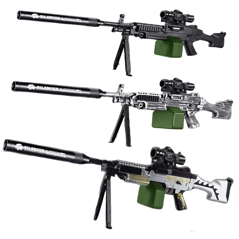 Amazon Trends 2024 Powerful M249 Gel Blaster Toy Gun Gel Water Ball Gun ...