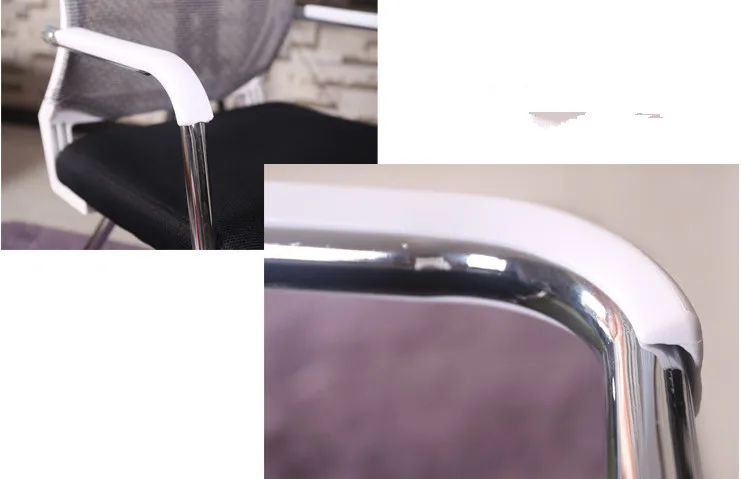 2019 Design Black Mesh Metal Frame Guests Visit Wheeless Ergonomic ...