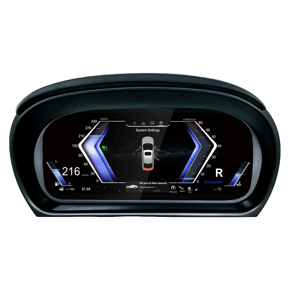 12.3 Inch LCD Speedometer Dashboard Cluster for BMW 5 3 Siers GT F07 ...