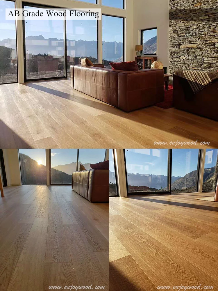Russian European White Oak & American Walnut Flooring