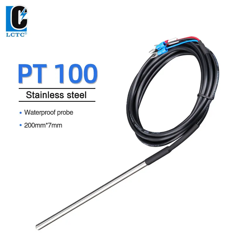 PT100 Platinum Thermal Resistance Temperature Sensor Temperature ...