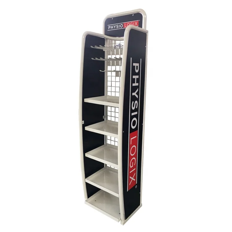 Metal Pharmacy Display Cabinet - TSD-M099 - White
