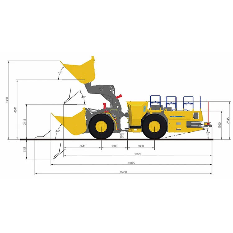 Cummins Generator Underground Large Tonnage Electric Power Scraper ...
