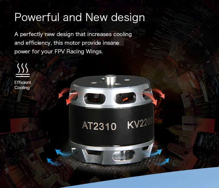 T-MOTOR AT2310 2200kv Brushless Motor for FPV WING Airplanes
