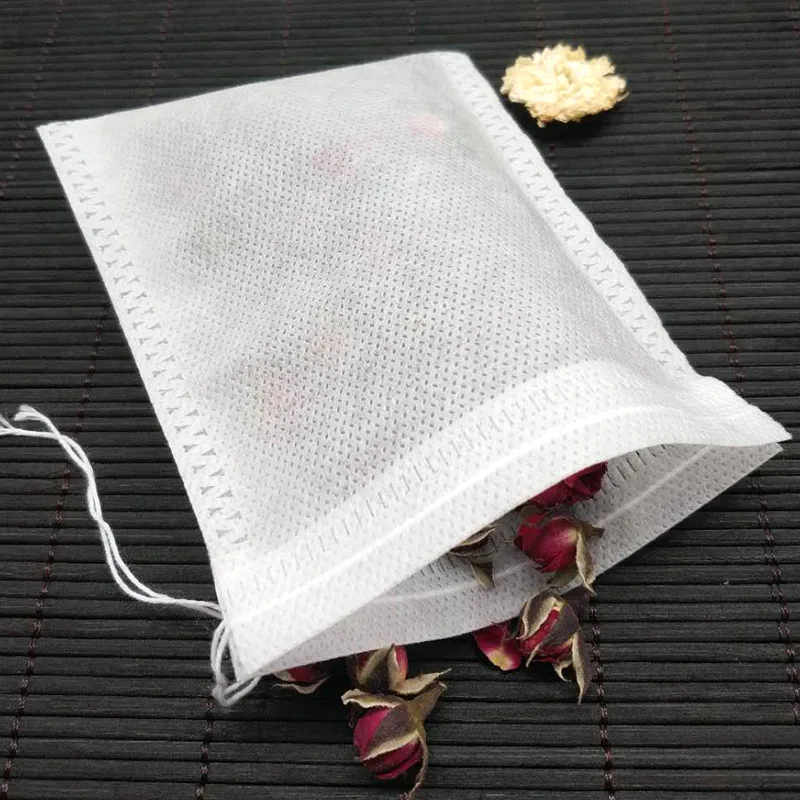 Wholesale Empty Teabag Tea Bag Draw Line Disposable Non-Woven Tea Bag ...