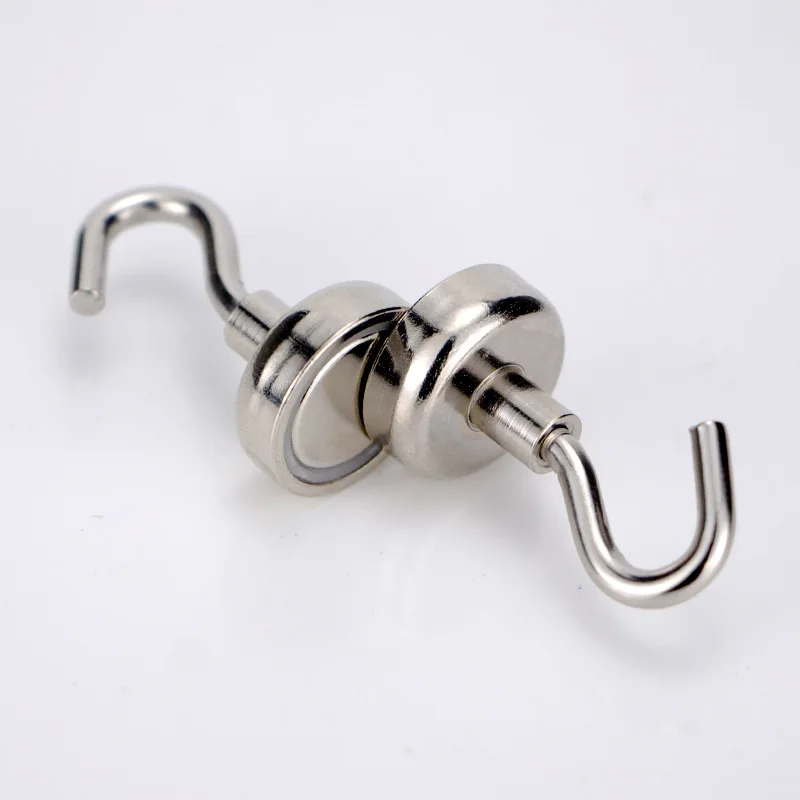 Colorful Strong Heavy Duty Magnet Hook Neodymium Swivel Magnetic Hooks ...