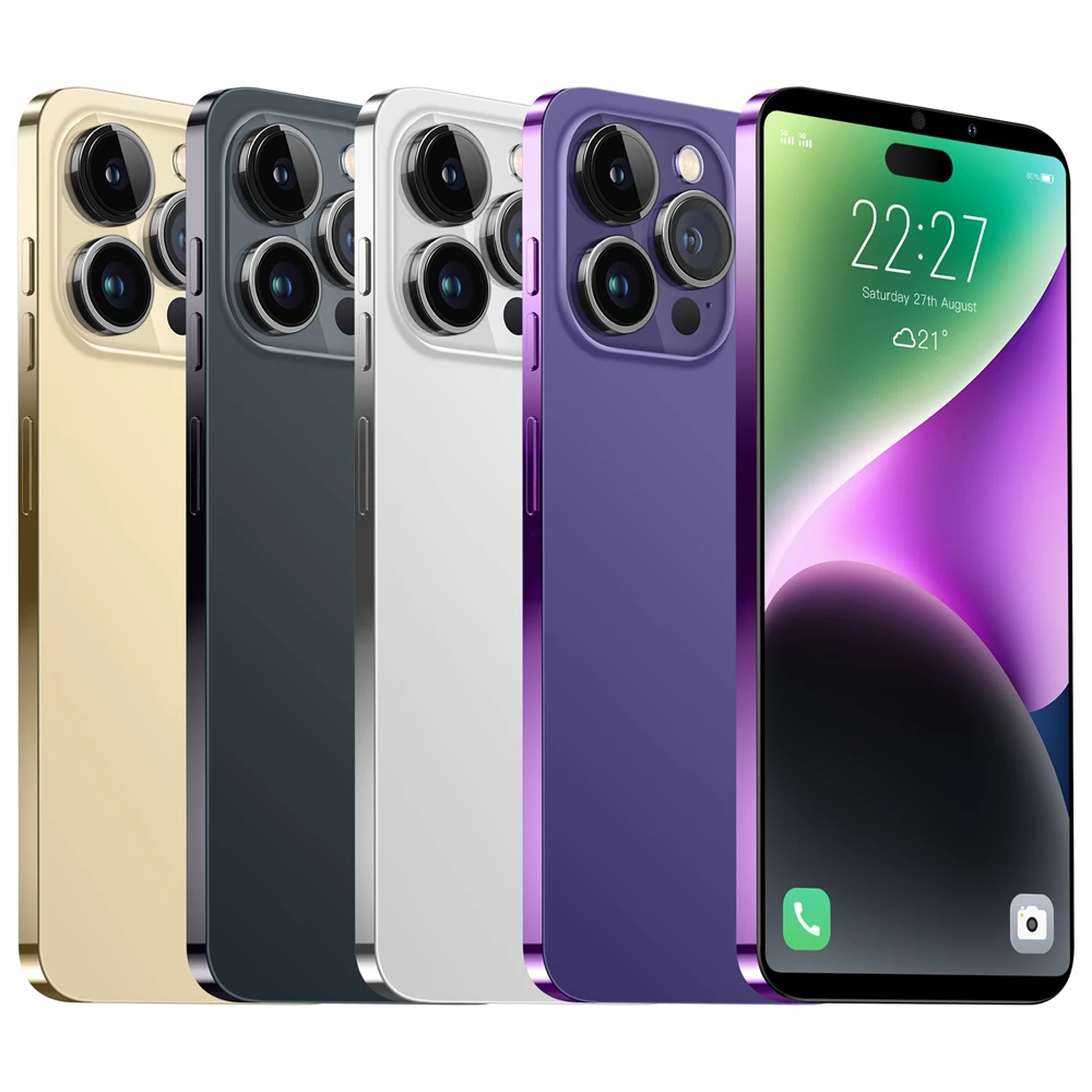 Factory Direct I14pro Max World Leading Hot Selling 6.8inch Android 8gb ...