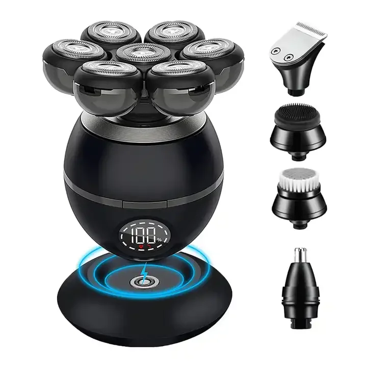 7 in 1 Head Shaver - Efficient Electric Rechargeable Razor