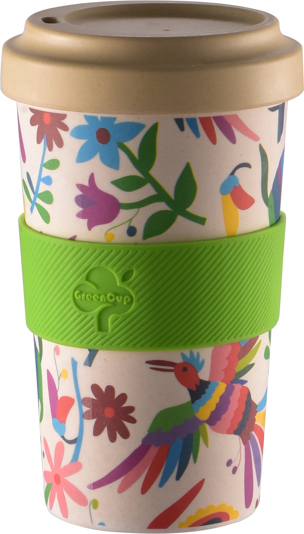 Rayko Reusable Plastic Biodegradable 12 oz Coffee Mug BPA Free ...