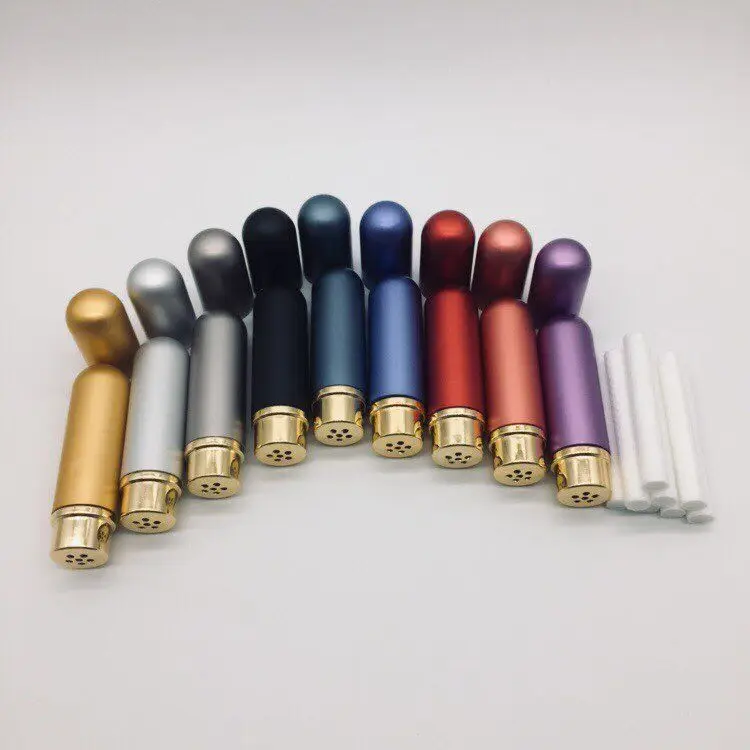 Essential Oil Aluminum Nasal Inhalers With Polymer Cotton Wicks,Set Of ...