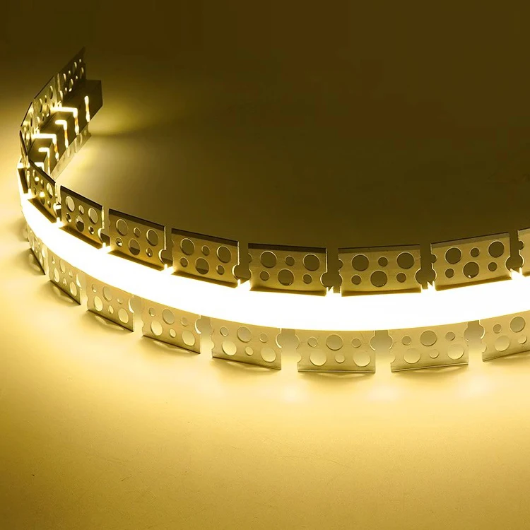 Recessed Curved Aluminium LED Profile with Drywall Silicone Cover ...
