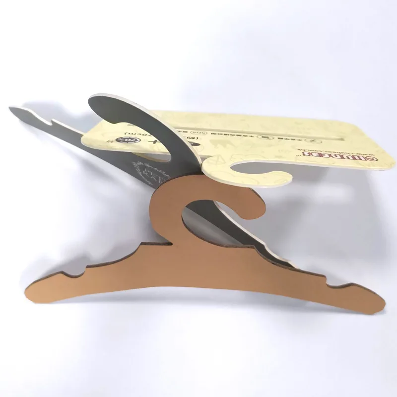 Custom Recyclable Display Cardboard Scarf Hanger Biodegradable Eco ...