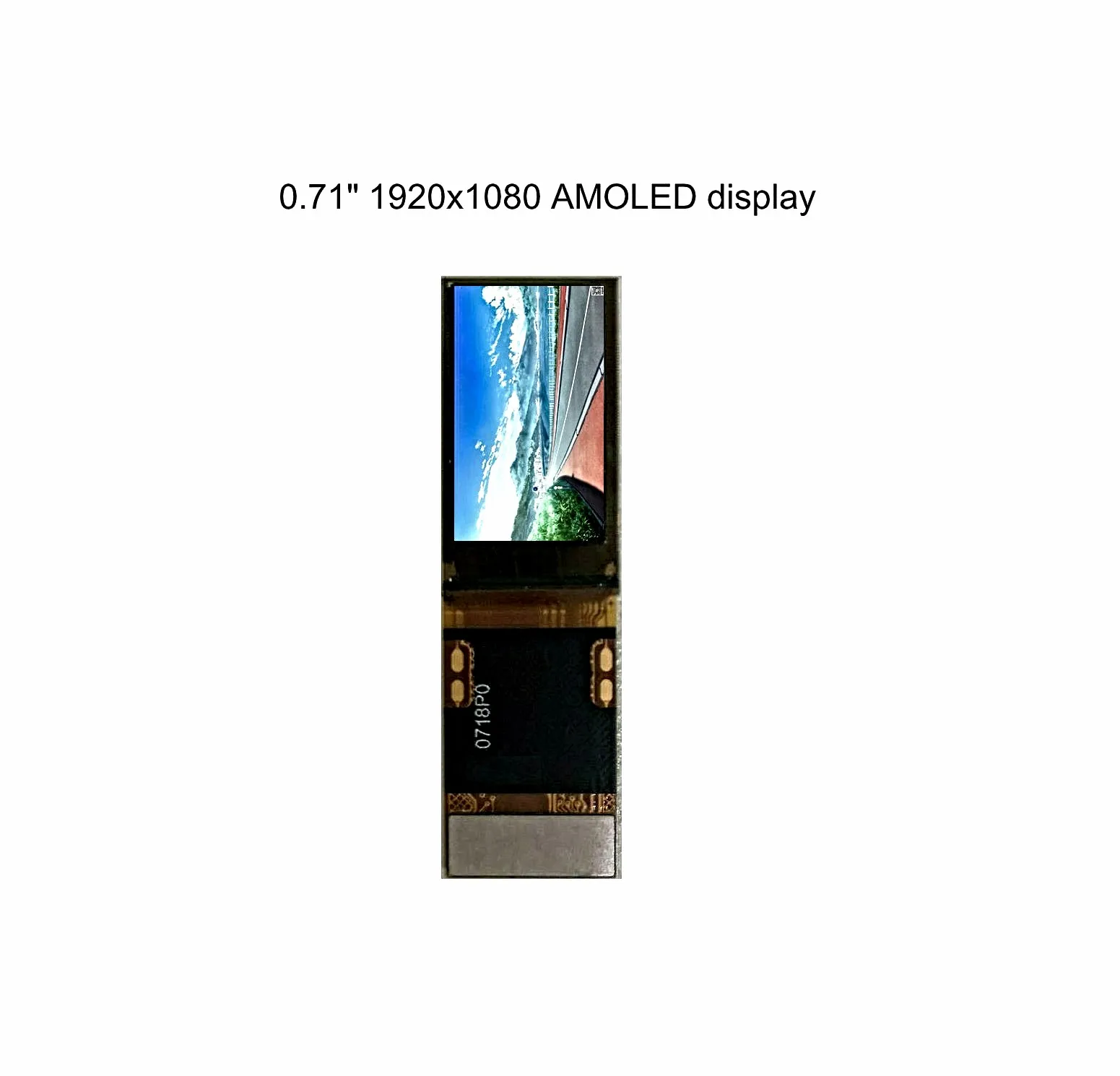 0.71 Inch AMOLED Micro Display Panel - 1920x1080 Resolution