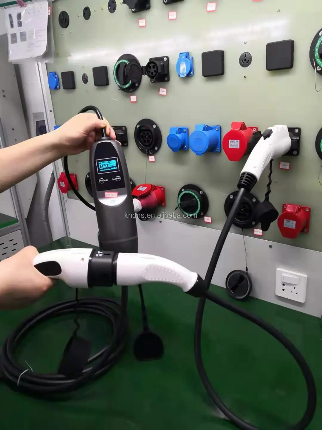 32a Type 1 To Type 2 Ev Charge Plug Adapter Charge - Buy 32a Type 1 To ...