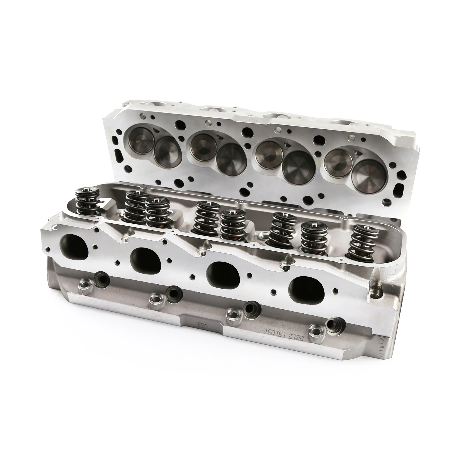 Glosok Aluminum Chevies Complete Cylinder Heads For Gm Chevy Bbc Big ...