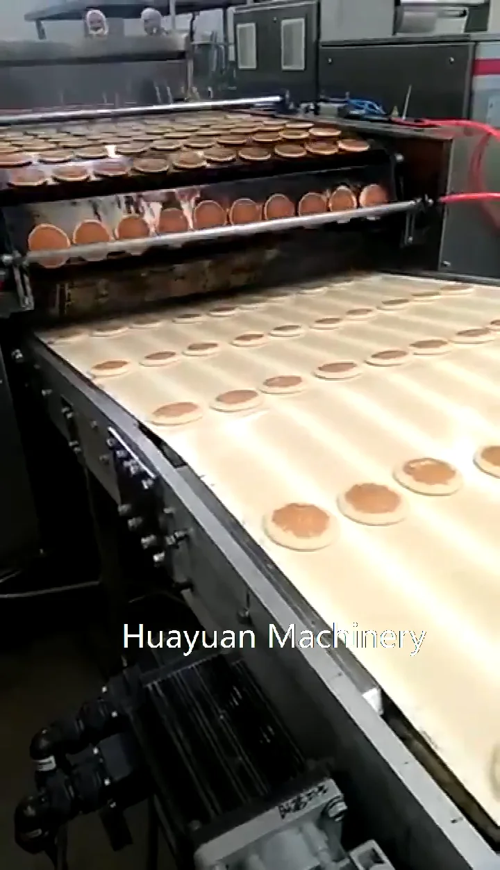 Hytls-900 5-8cm 2000pcs/h Full Automatic Dorayaki Machine / Pancake Production Line Making Price ...