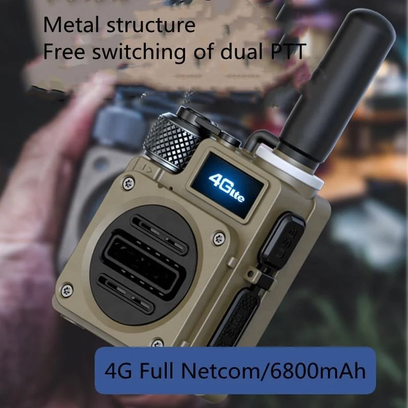 Walkie-talkie Interphone Intercom Metal Structure Free Switching Panda ...