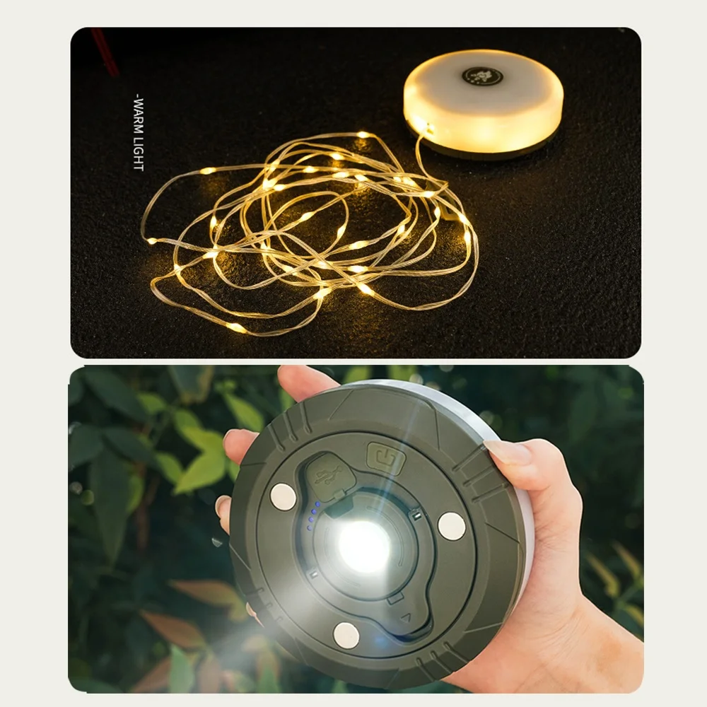 Durable And Waterproof Camping Lights String Portable Outdoor String ...
