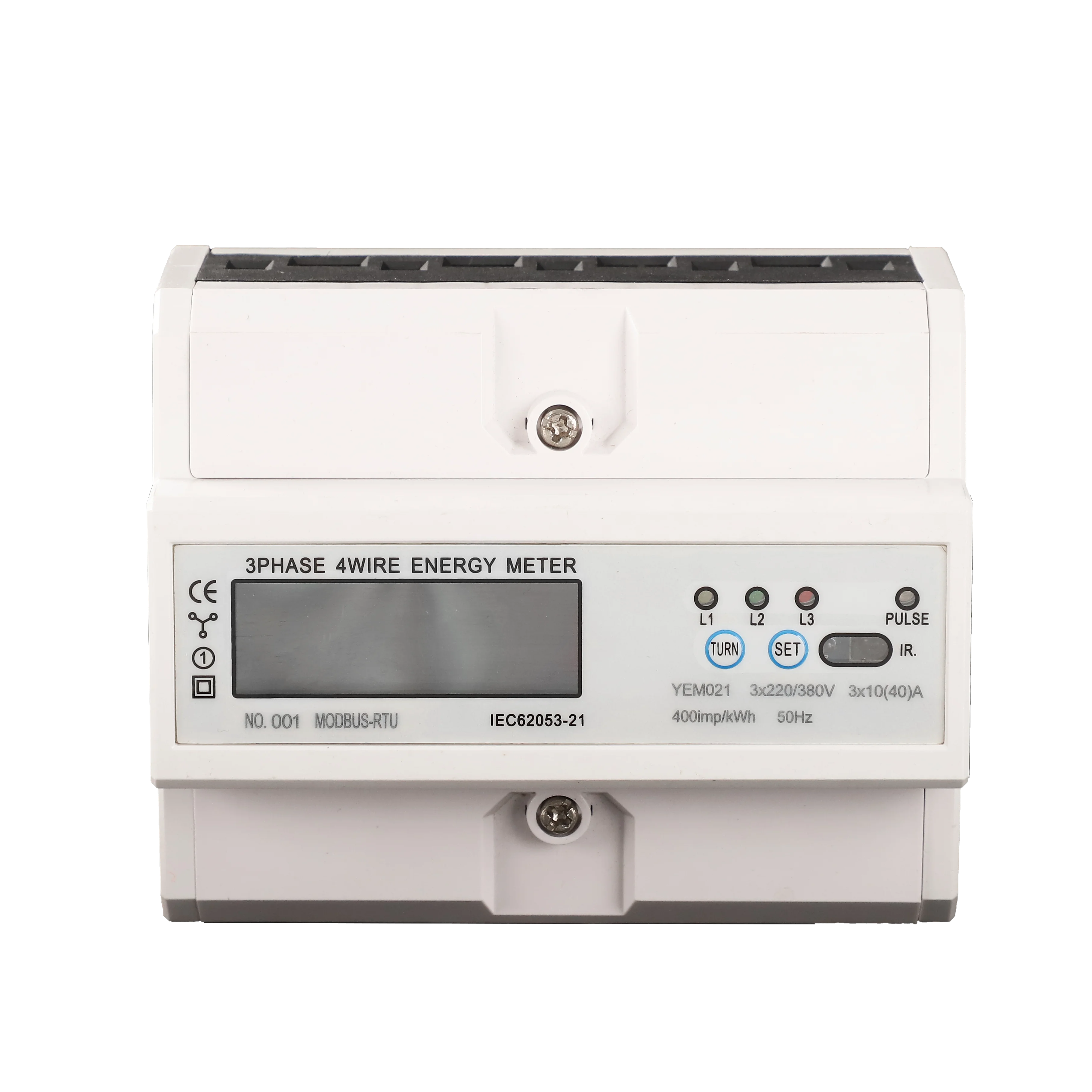 Three Phase Electronic Multirate Lcd Display Watt-hour Meter New Type ...