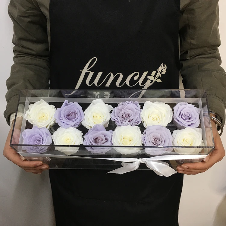Eternal Rose Gift Sets - Preserved Beauty in Acrylic Boxes