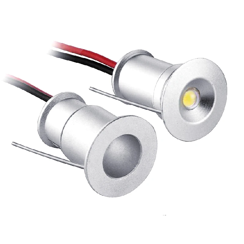 Waterproof IP65 15mm Cutout 12V 1W LED Spot Lights for Cabinets