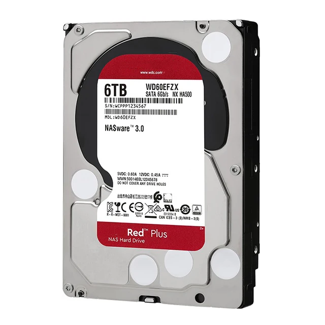 Original Hdds 1tb 2tb W'd Red Nas 4tb 6tb 8tb 10tb 3.5" Internal Hard ...