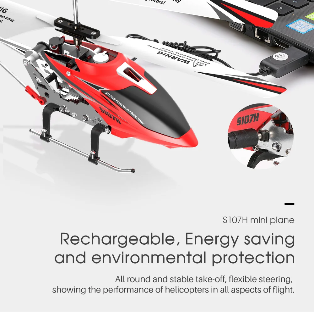 XUEREN SYMA S107H-E RC Helicopter - Fun & Upgraded Gift