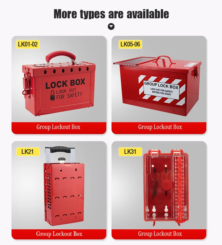 12 Locks Portable Steel Loto Safety Group Lockout Box| Alibaba.com