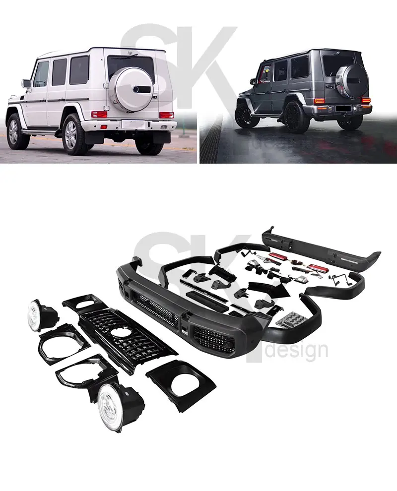 Car Bumper W464 G63 Body Kit For Mercedes G Class W463 G350 G500 Upgrade 2020 W463a Body Kit ...