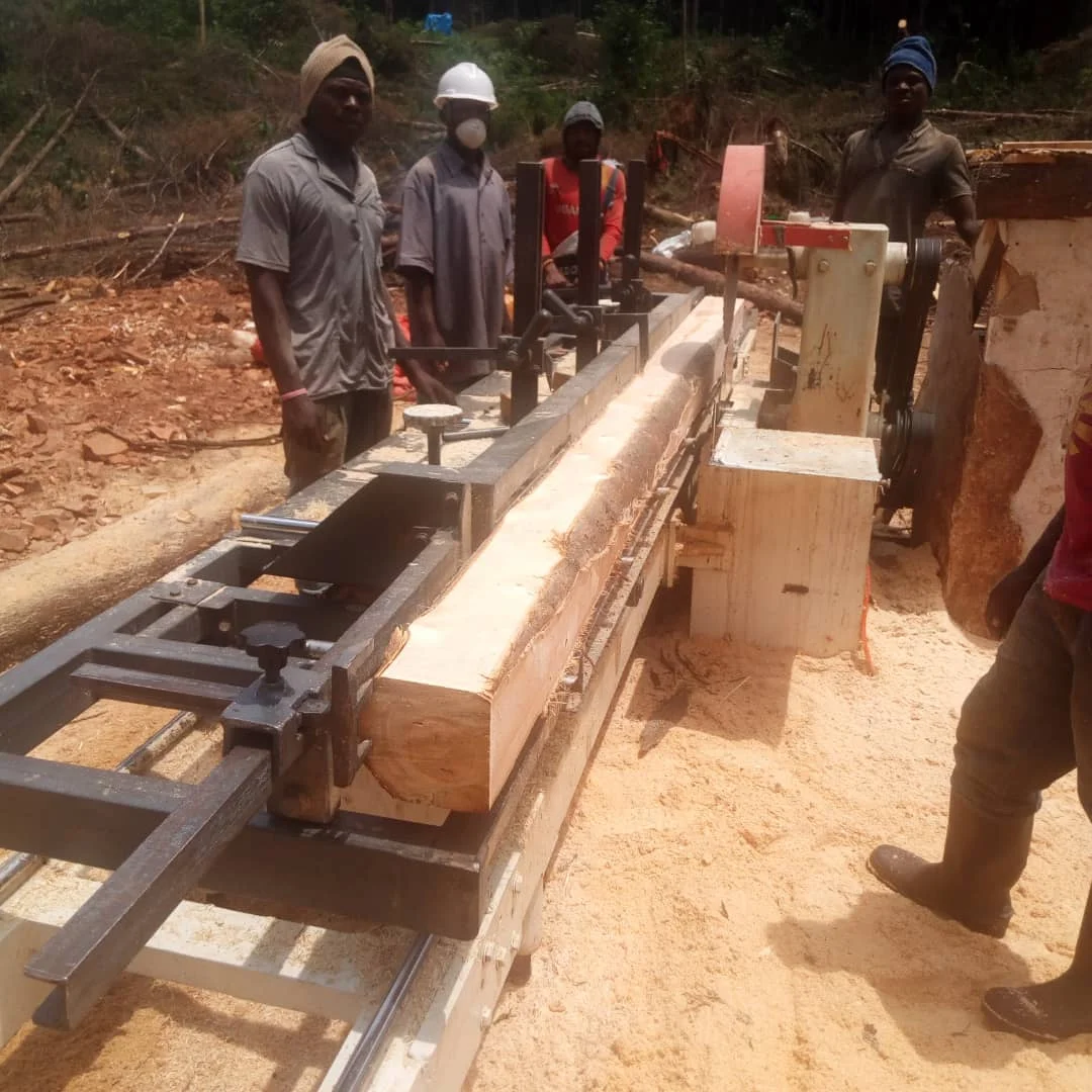 Manual Pushing Log Cutting Slidingtable Saw Circular Sawmill With Guide ...