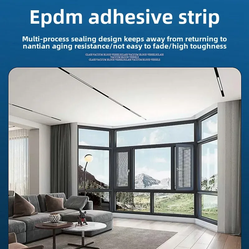 Blue Flag ES77 Sliding Window with Broken Bridge Aluminum Alloy Modern Design Integrated Inward ...