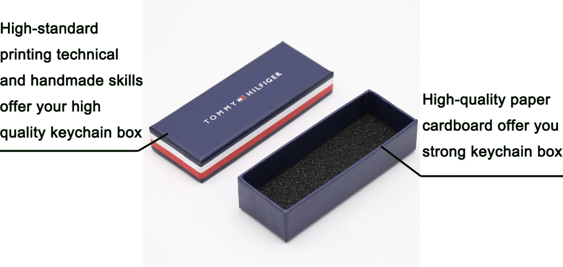 Paper Cardboard Gift Box For Keychain Custom Printed Keychain Packaging ...