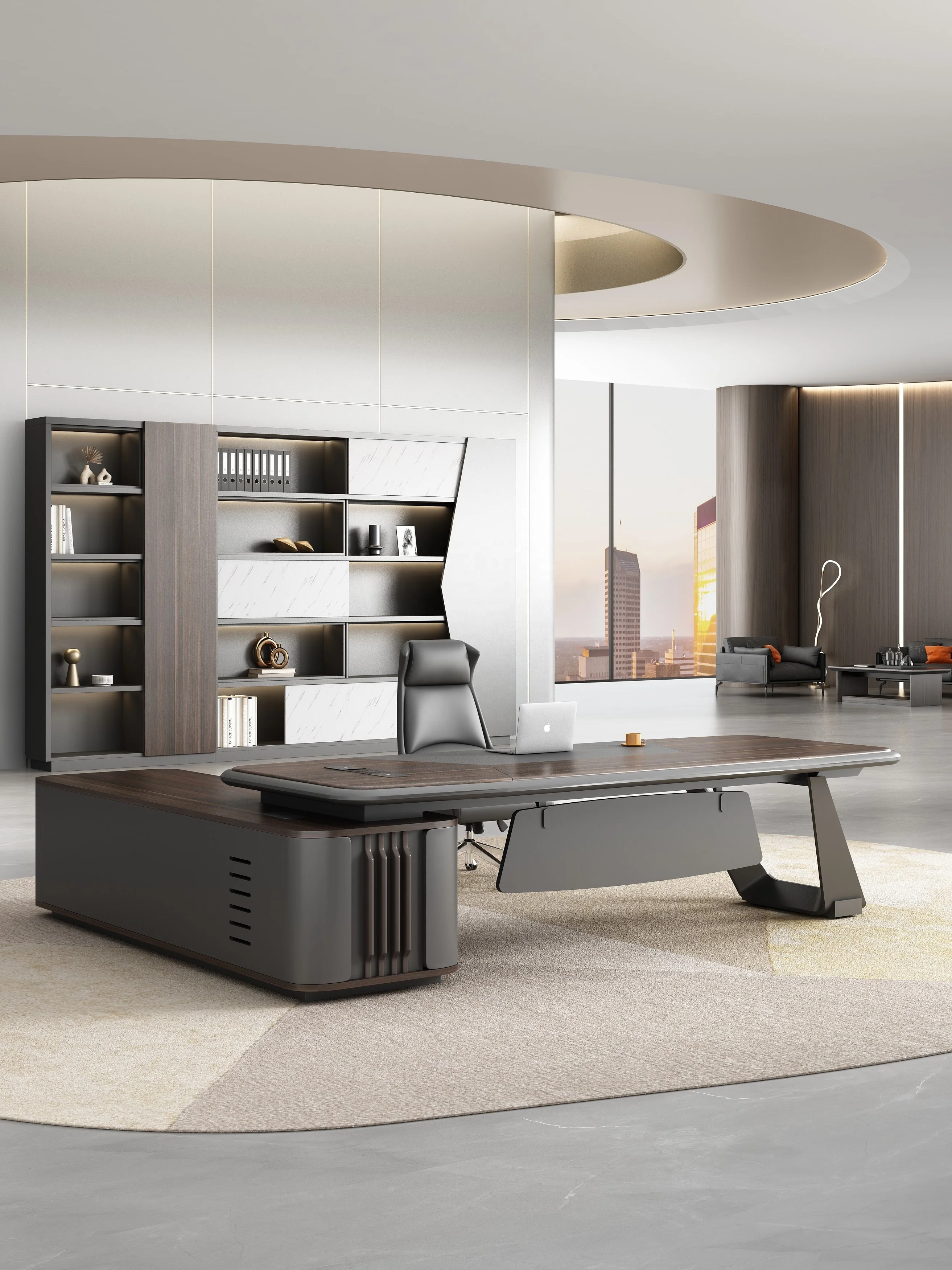 Modern Simple Single Office Desk And Chair Combination Table - Buy ...