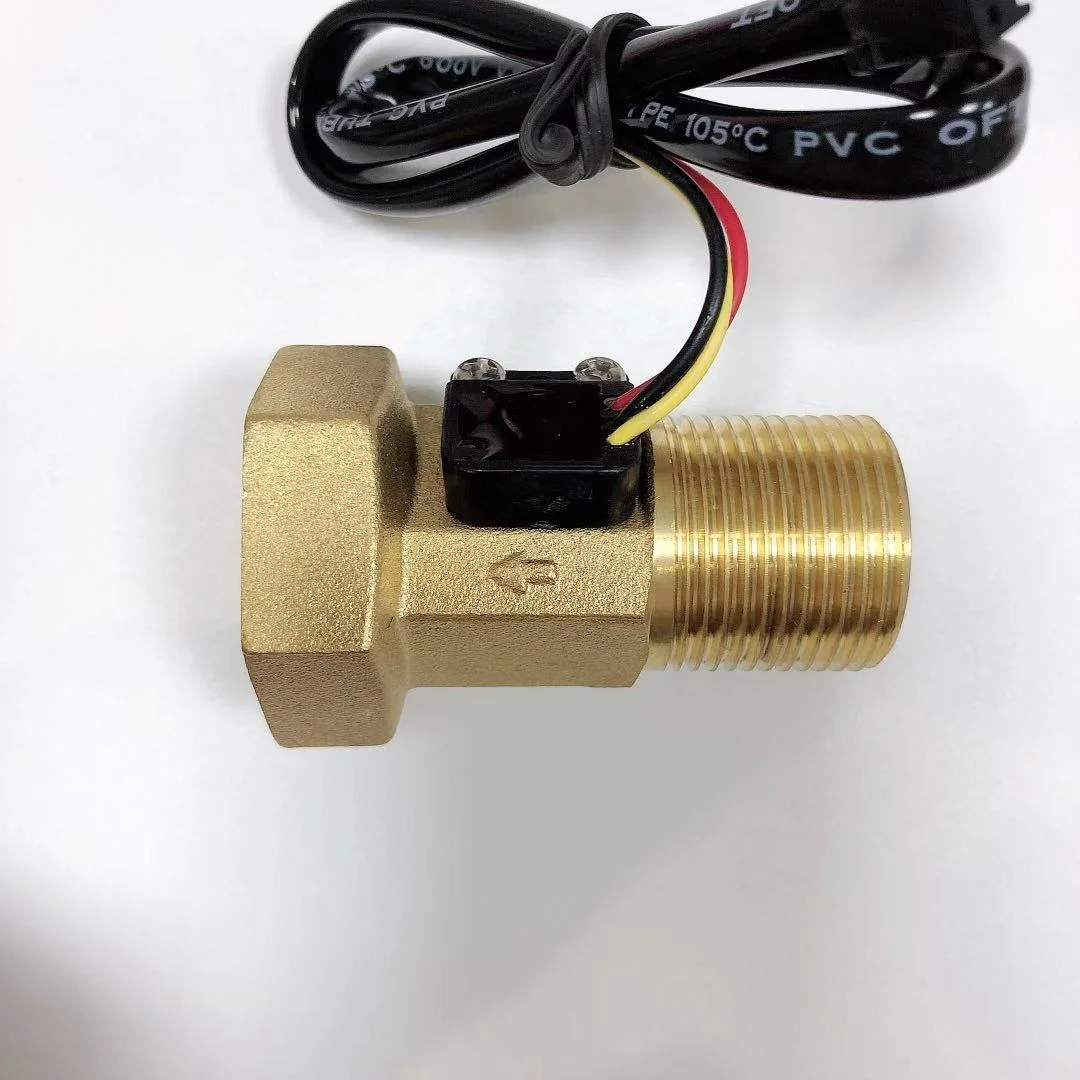 Dn25~dn20 G 1" Inlet 3/4" Outletthreads Brass Copper Liquid Water Flow ...