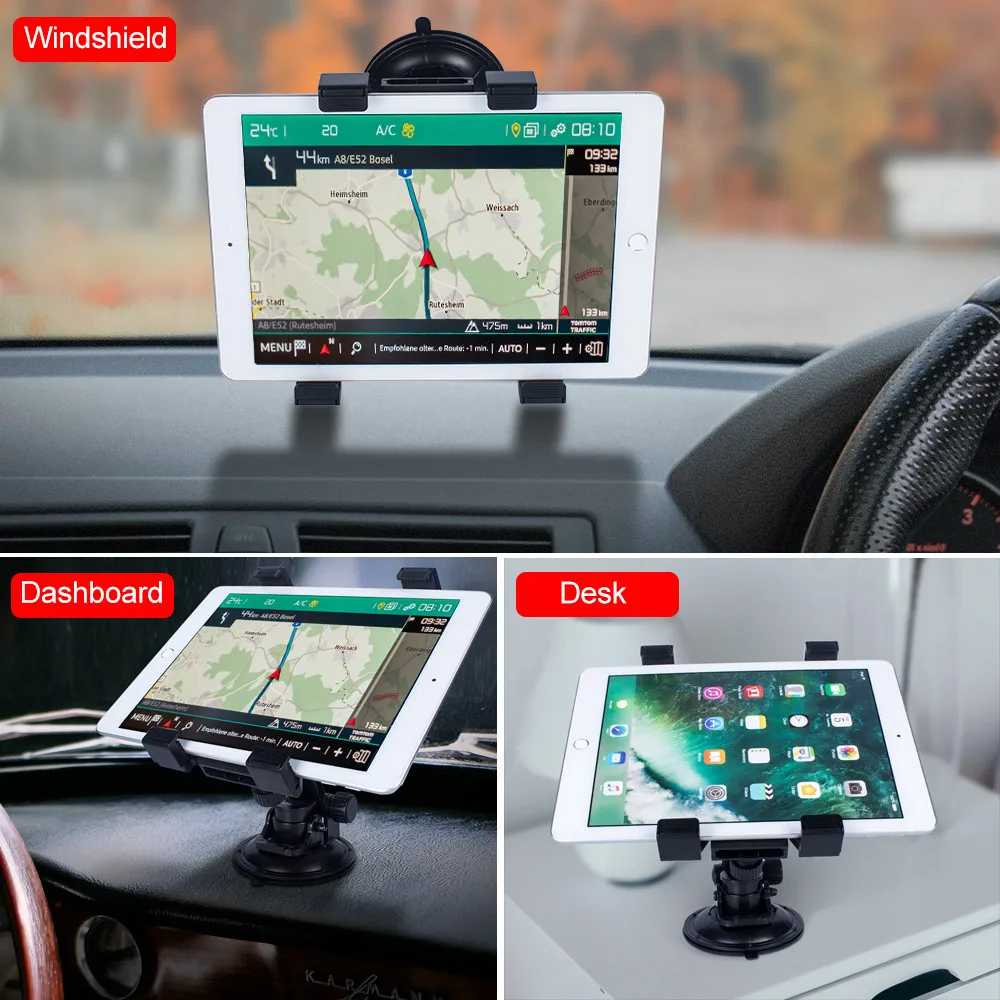 Adjustable Car Tablet Holder Mount for 7-14 Inches Tablet - OEM/ODM