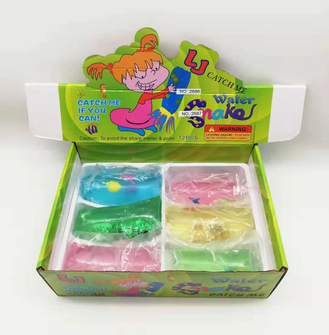 Water Wiggler Stress Reliever Sensory Toy Water Snakes With Colorful ...